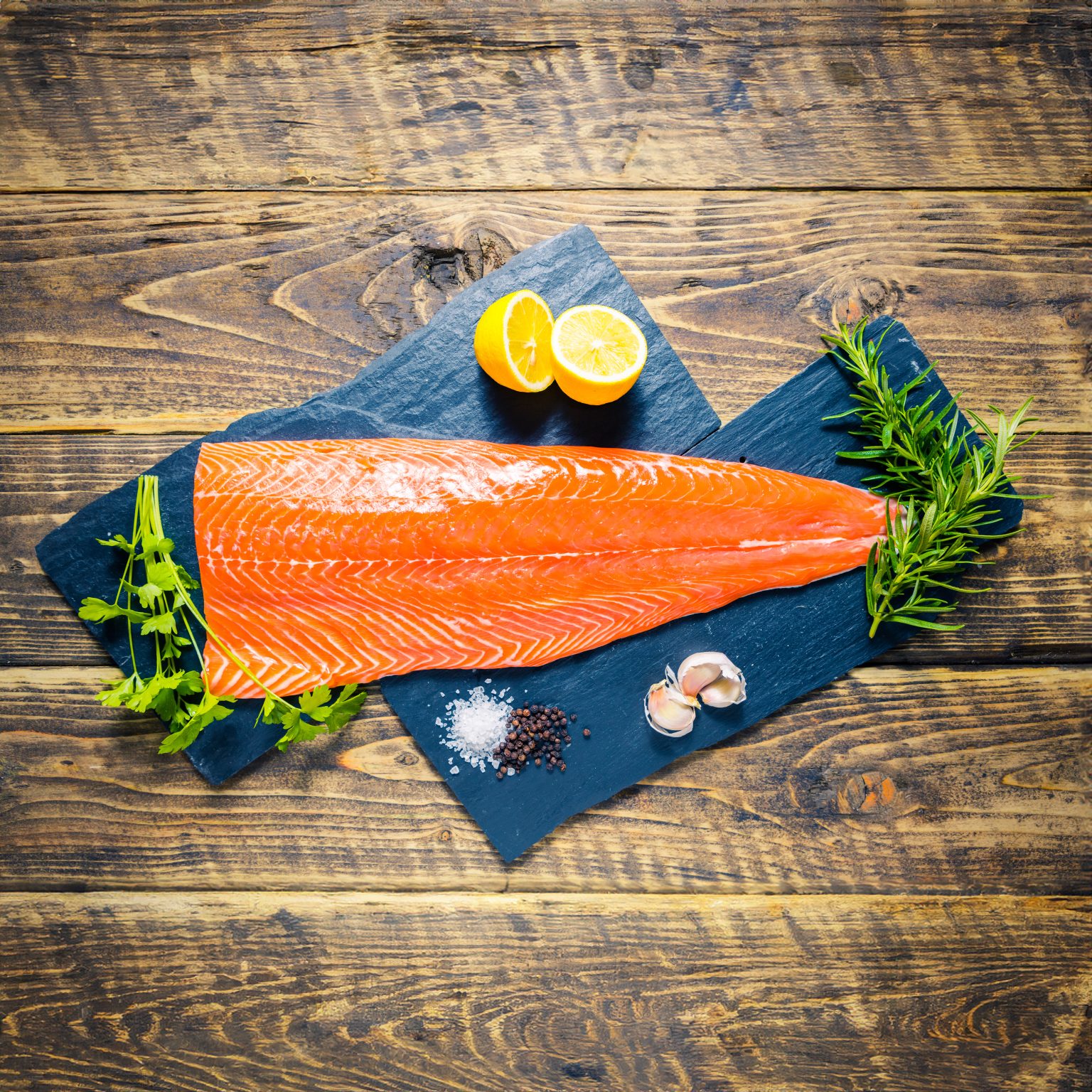Best quality side of fresh salmon, UK Delivery